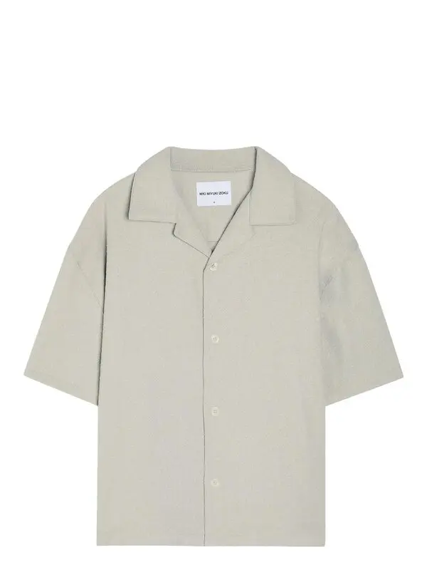 MKI MIYUKI ZOKU Textured Woven Shirt - Stone