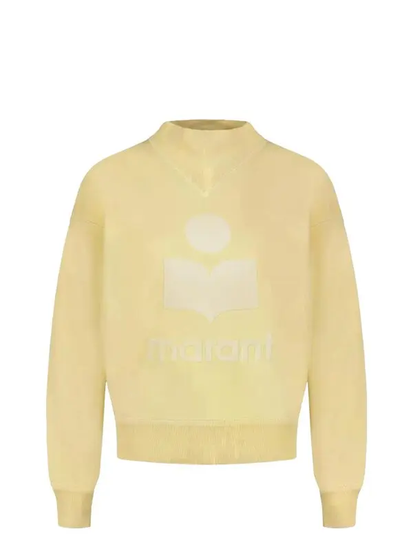 Isabel Marant Étoile Moby Logo-print Sweatshirt - Yellow