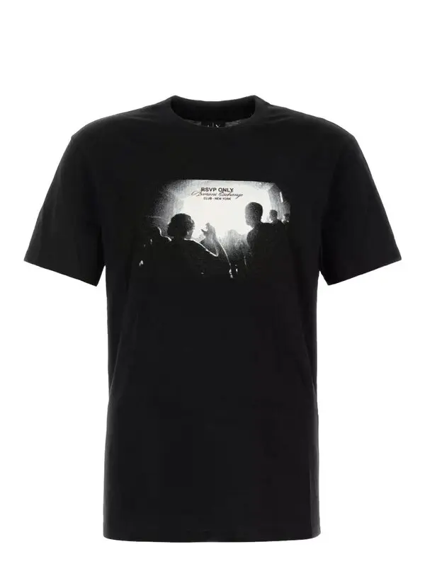 Armani Exchange Graphic-print T-shirt - Black