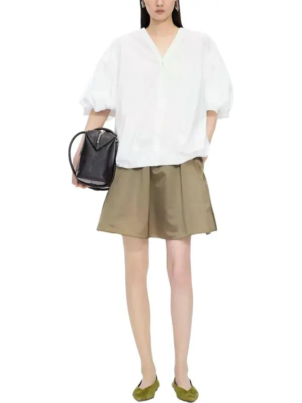JNBY Air-wash Shirt With Front Button Fastening - White