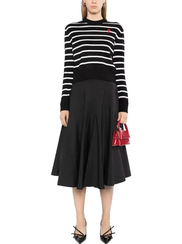 JNBY Draped Flared Skirt - Black