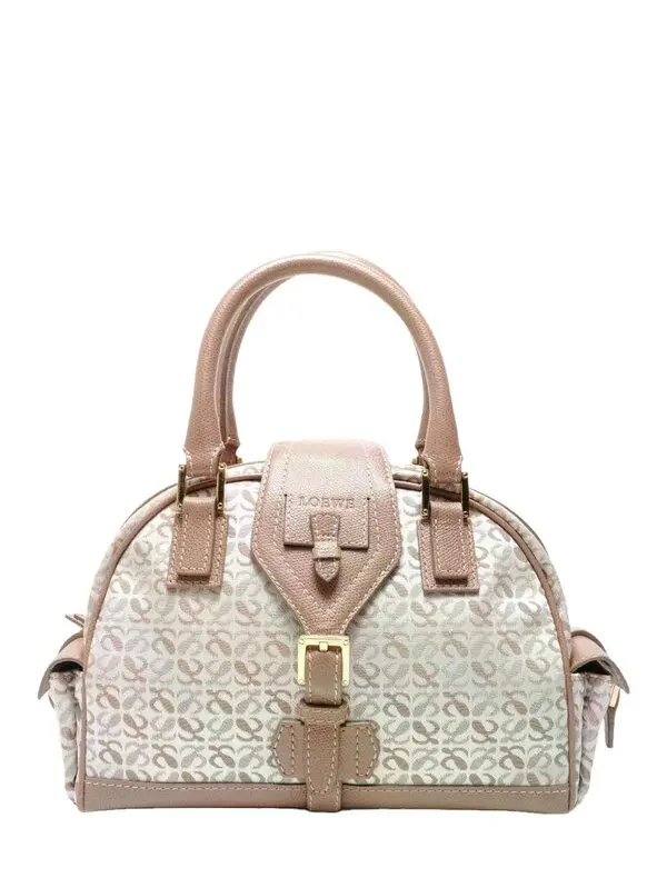 Loewe Anagram Traveler Handbag - Neutrals