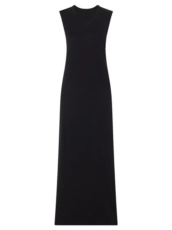 THE ROW Oiva Silk Maxi Dress - Black