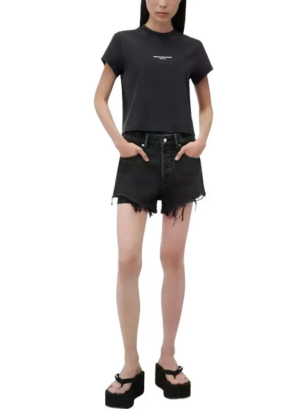 Alexander Wang Logo Print T-shirt - Black