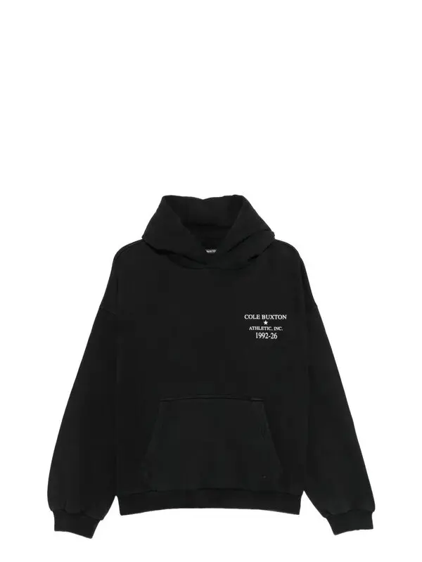 COLE BUXTON Logo-print Hoodie - Black