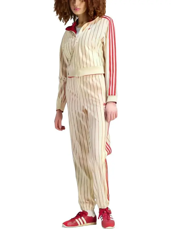 Adidas Firebird Pinstripe Track Jacket - Neutrals