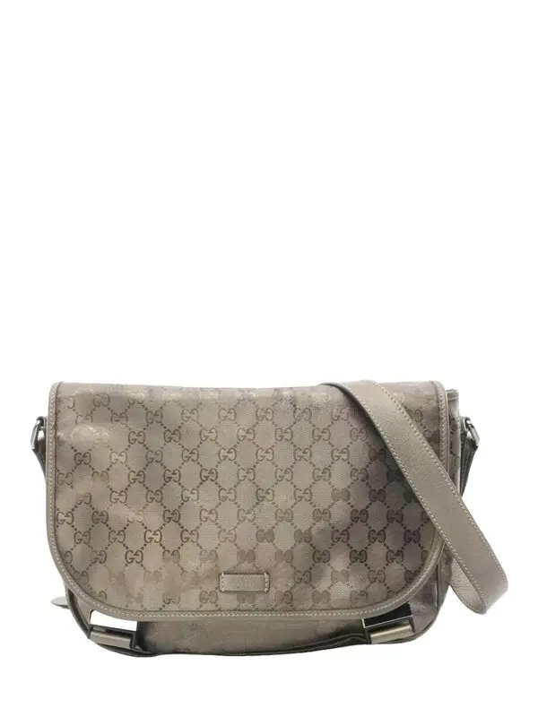 Gucci Gg Imprime Shoulder Bag - Grey