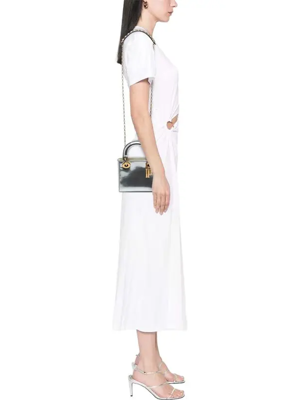 Dior 2018 Mini Lady Satchel - Silver