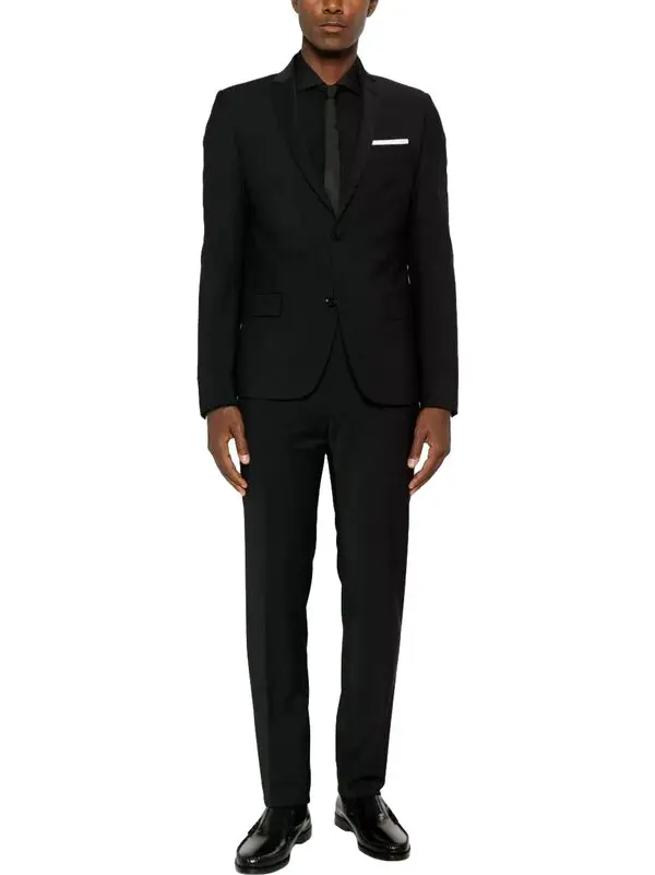 DANIELE ALESSANDRINI Single-breasted Suit - Black