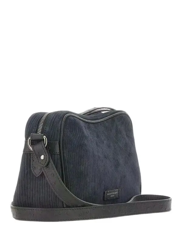 GIANNI CHIARINI Cora Ribbed Shoulder Bag - Blue
