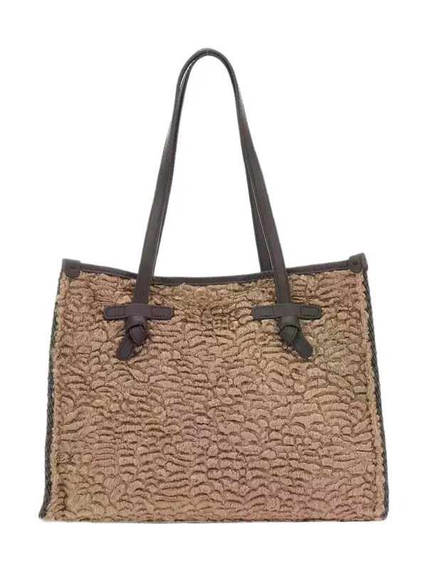 MARCELLA CLUB Marcella Animalier-pattern Shoulder Bag - Neutrals