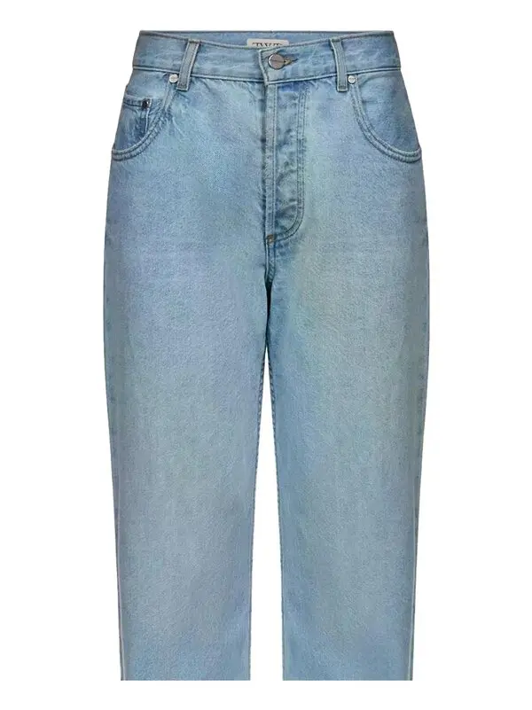 TWP Mid-rise Cropped Jeans - Blue