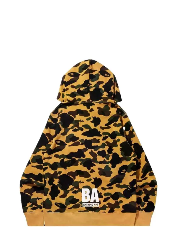 A BATHING APE 1st Camo Shark Hoodie - Yellow