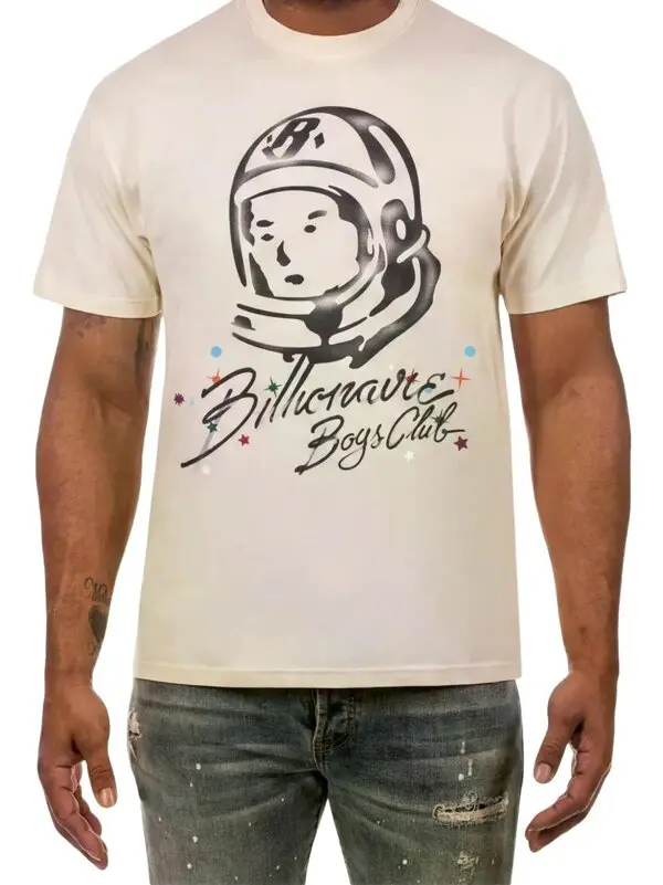 BILLIONAIRE BOYS CLUB Helmet Graphic-print T-shirt - Neutrals