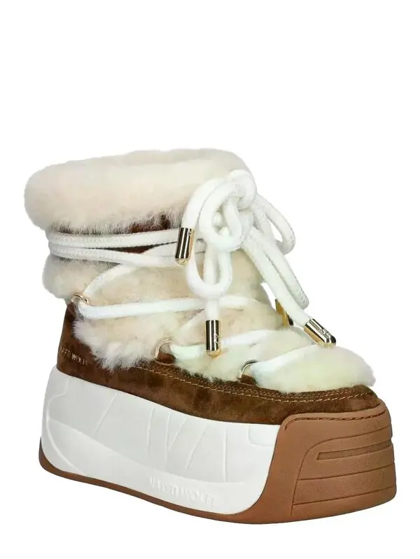 NAKED WOLFE 70mm Darling Boots - Neutrals