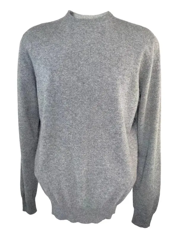 Massimo Alba Ribbed-trim Cashmere Sweater - Grey