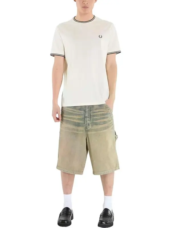 Fred Perry Twin Tipped T-shirt - Neutrals