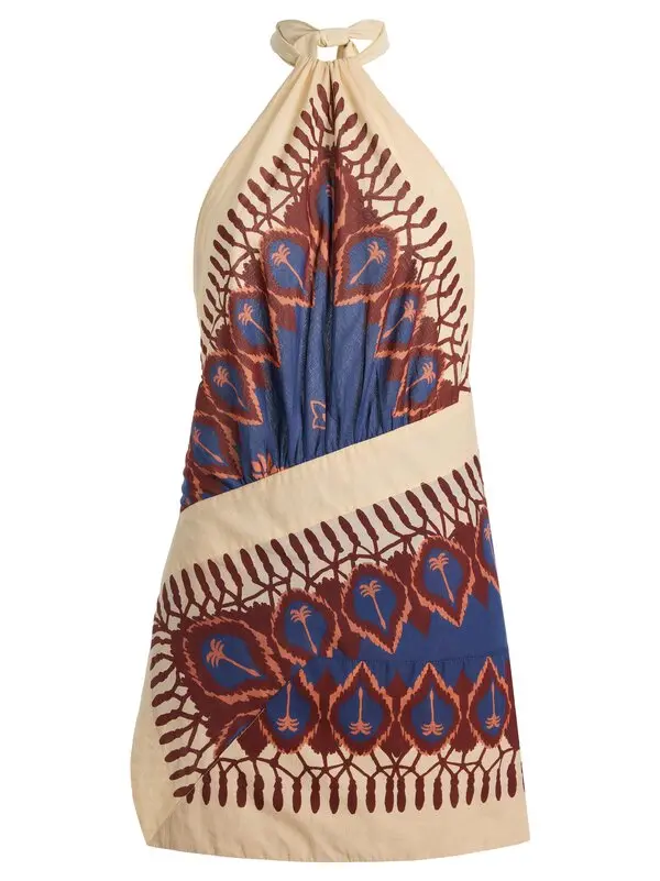 Johanna Ortiz Salt Dreamer Cotton Mini Dress - Multi