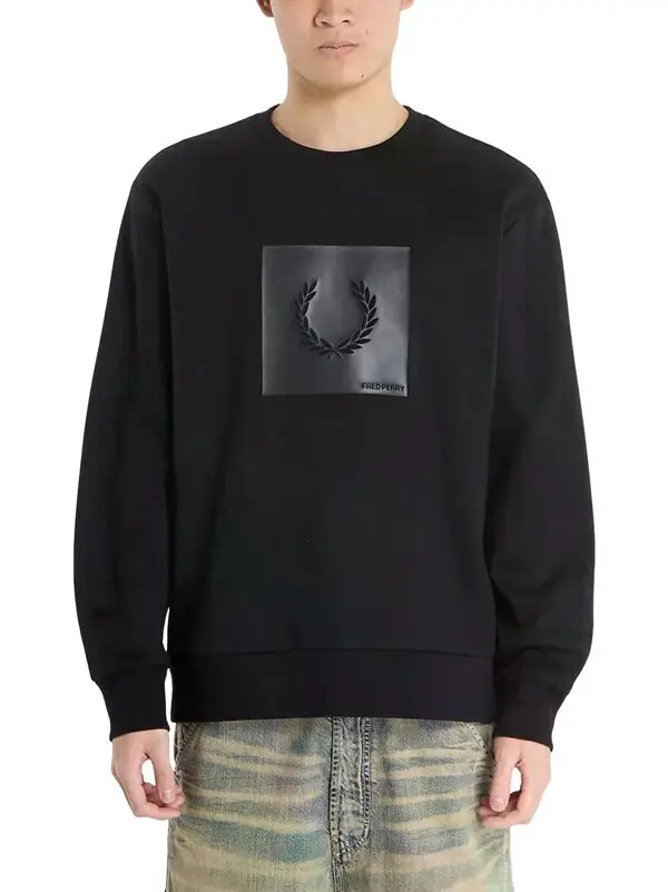 Fred Perry Graphic Sweatshirt - Black
