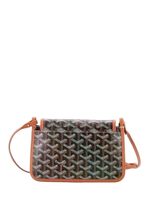 Goyard Plumet Clutch Wallet Coated Canvas Crossbody Bag - Brown