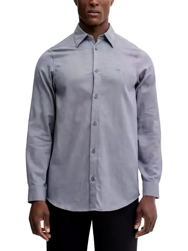 Armani Exchange Buttoned Shirt - Blue
