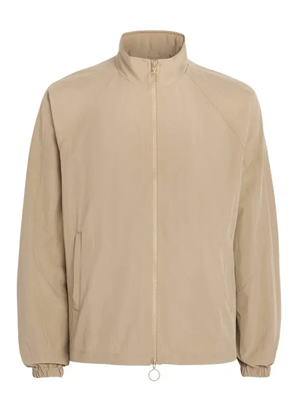 PICANTE Crinkled Zip-up Track Jacket - Brown