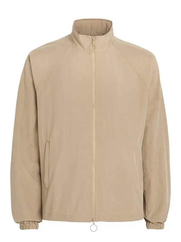 PICANTE Crinkled Zip-up Track Jacket - Brown