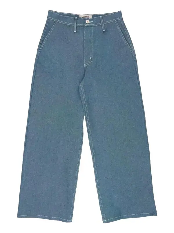 Naked & Famous Denim Maudie Wide-leg Jeans - Blue