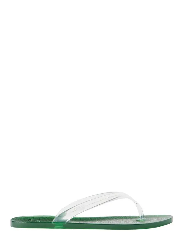 ANCIENT GREEK SANDALS Saionara' Jelly Flip Flops - Green