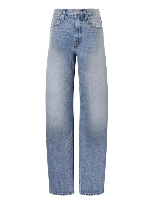 SLVRLAKE Cassie High-rise Wide-leg Jeans - Blue