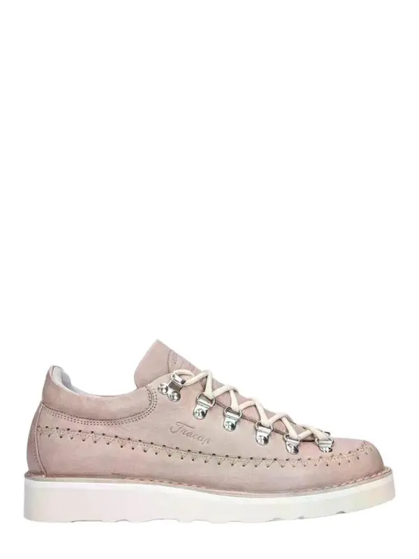 FRACAP Magnifico Lace-up Leather Sneakers - Neutrals