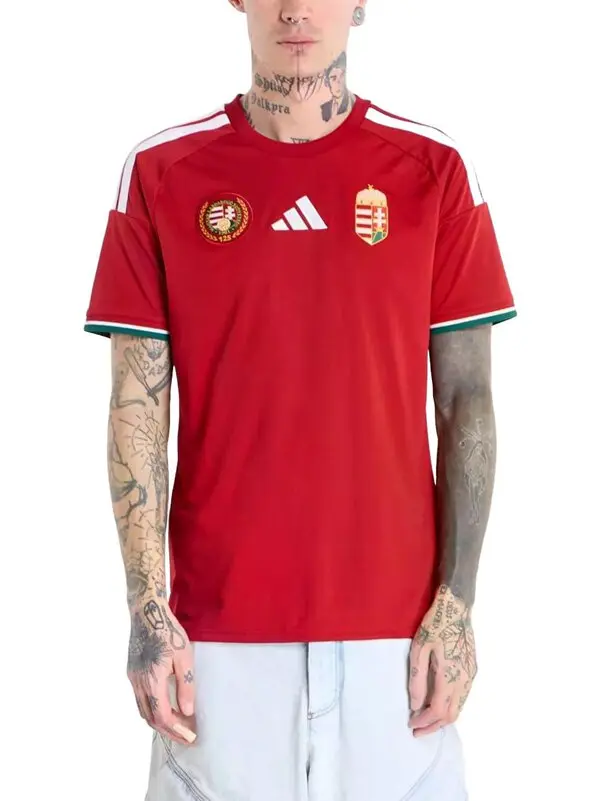 Adidas Hungary 26 3-stripes T-shirt - Red