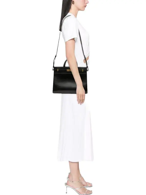 Saint Laurent Manhattan Shopper Tote Satchel - Black