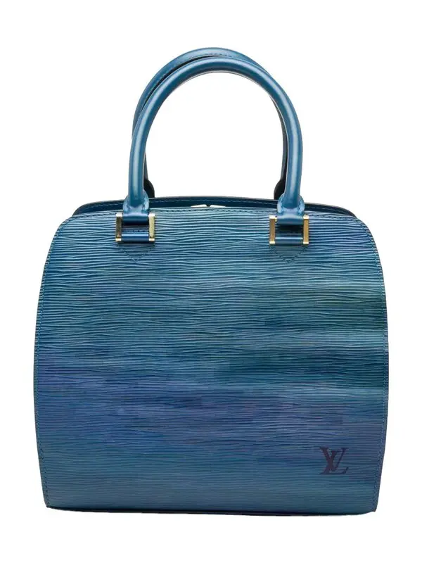 LOUIS VUITTON Epi Pont Neuf Pm Handbag - Blue