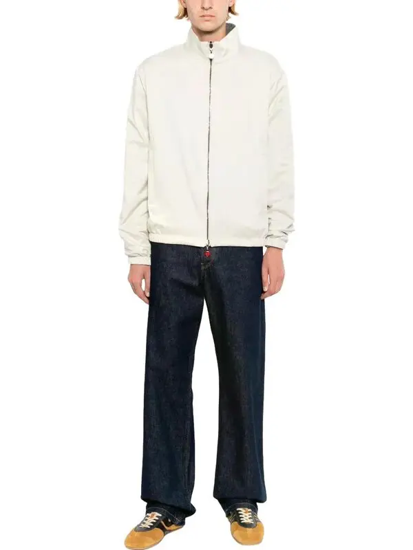 Kiton Zip-up High-neck Jacket - Neutrals