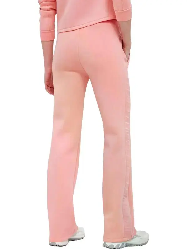 Guess Embossed Logo Drawstring Track Pants - Pink