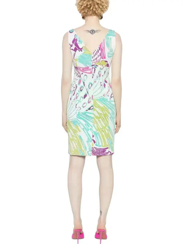 Emilio Pucci Printed Mini Dress - White