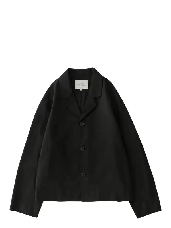 Studio Nicholson Cotton Single-breasted Jacket - Black