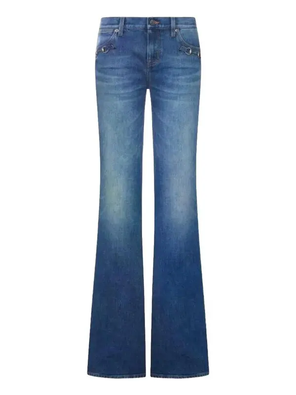 Gucci Horsebit Flared Jeans - Blue