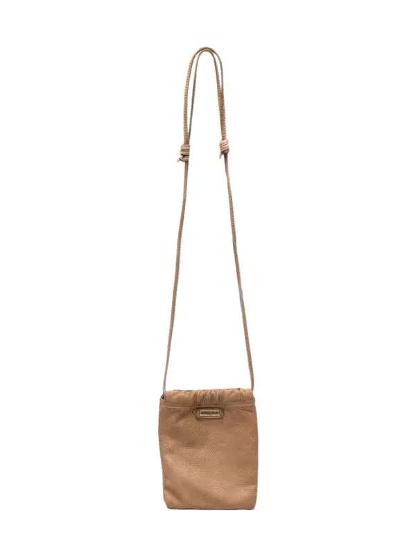 CATERINA LUCCHI Eva Garment-dyed Leather Cross Body Bag - Neutrals