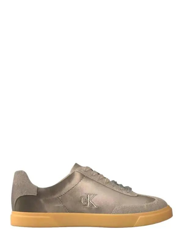 Calvin Klein Embroidered Sneakers - Neutrals