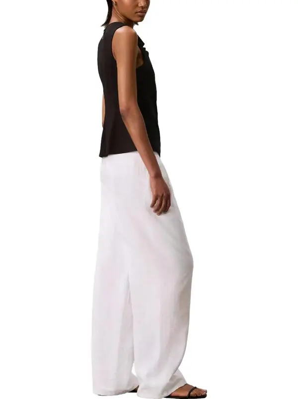 Calvin Klein Sleeveless Twist Detail Top - Black