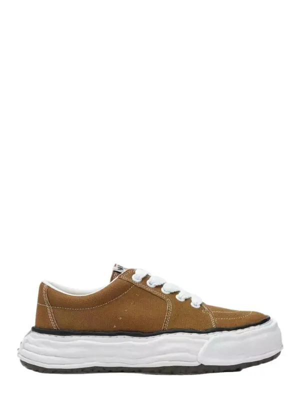 Mihara Yasuhiro Eric Og Contrast-stitching Chunky-sole Sneakers - Brown