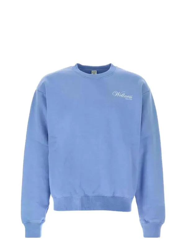 SPORTY & RICH Wellness Logo Sweatshirt - Blue