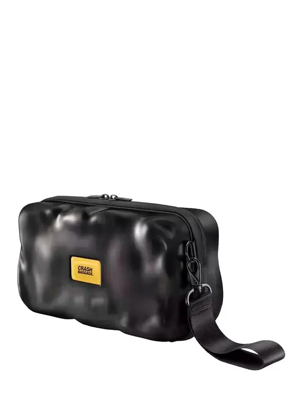 CRASH BAGGAGE Maxi Icon Hard-case Clutch Bag - Black