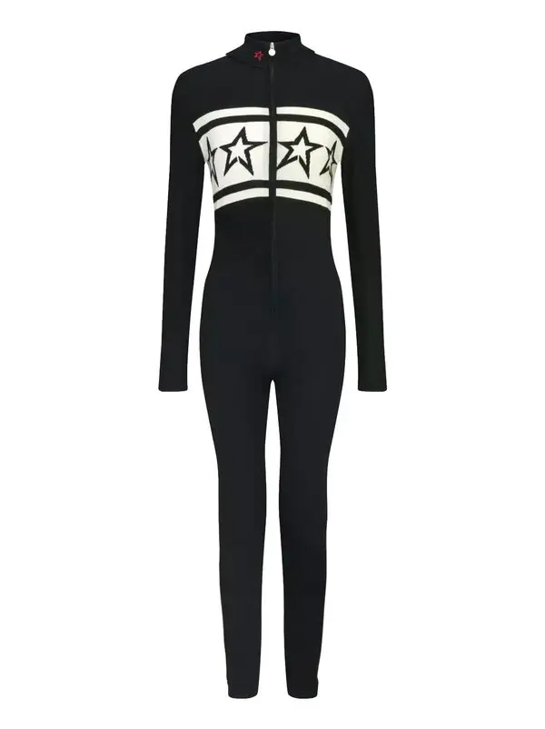 Perfect Moment Star Merino Wool Jumpsuit - Black