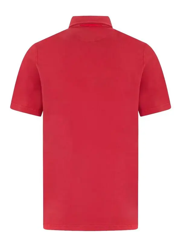 Fedeli Short-sleeve Polo Shirt - Red
