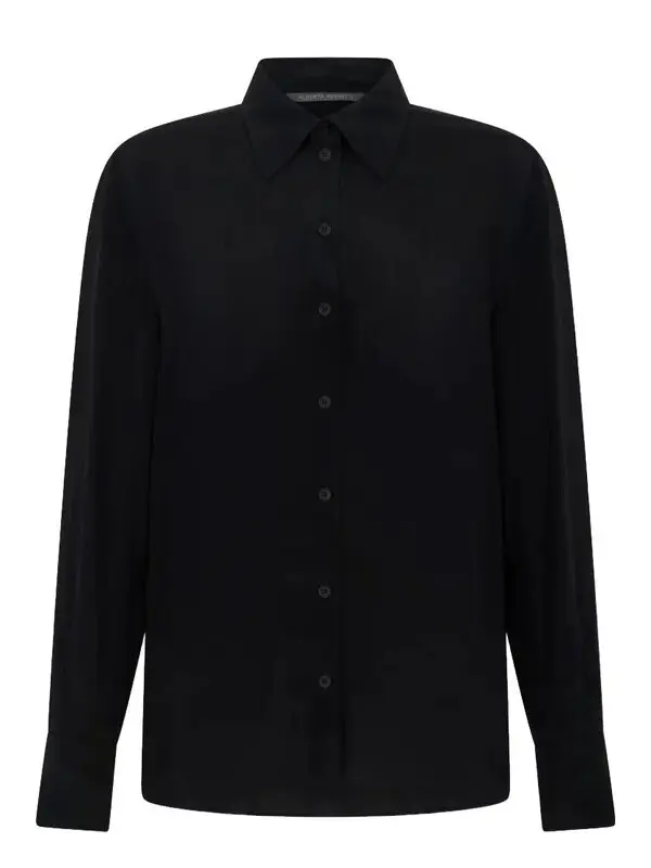 Alberta Ferretti Long Sleeve Shirt - Black