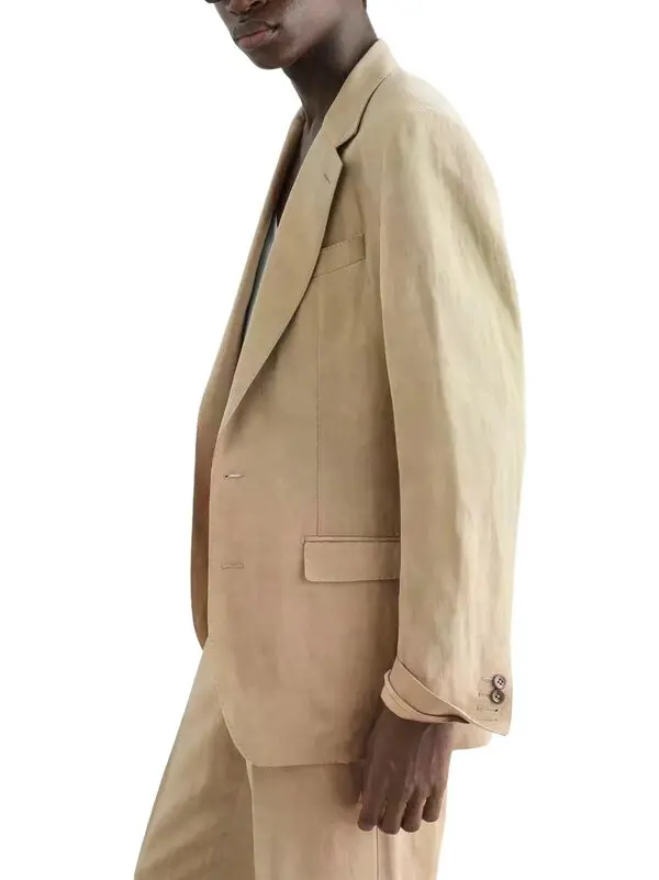 Dolce & Gabbana Martini Light Single-breasted Linen Jacket - Neutrals