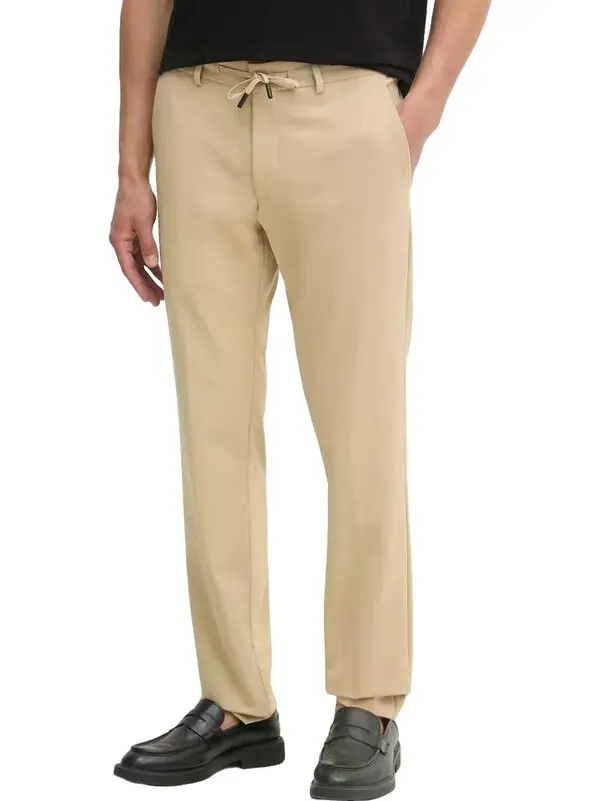Karl Lagerfeld Drawstring Waist Trousers - Neutrals
